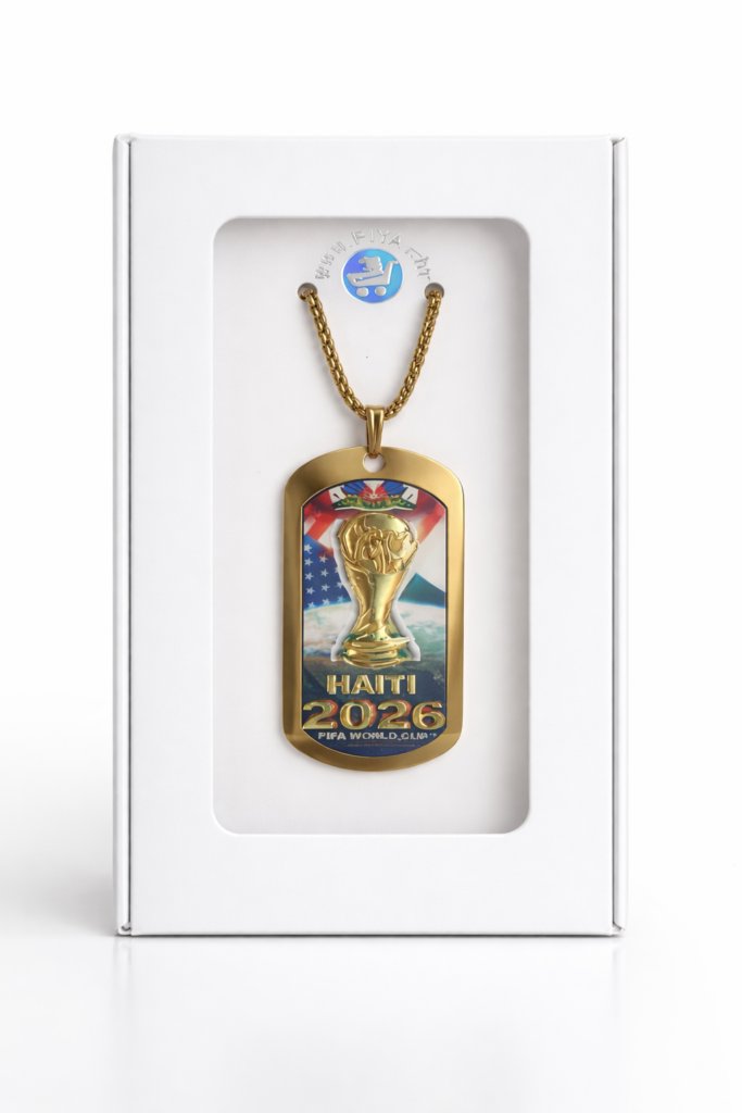 Haiti World Cup 2026 Gold Pendant – Limited Edition-Ayiti kado Souvni ...